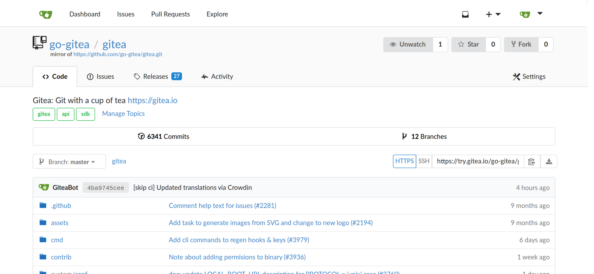 Running Gitea on a Virtual Cloud Server - Ralph's Open Source Blog